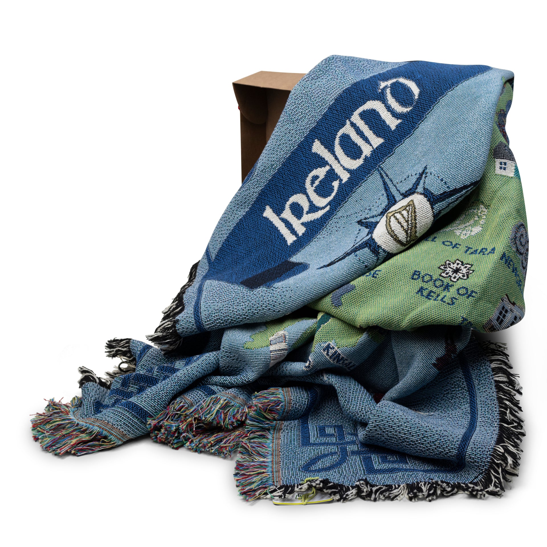 Map of Ireland Throw Blanket